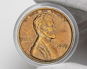 COINS 1955 55 Double Die Lincoln Cent Collectibles Coins US ...