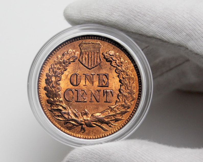 COINS 1877 Indian Head One Cent Collectibles Coins US Commemorative ...