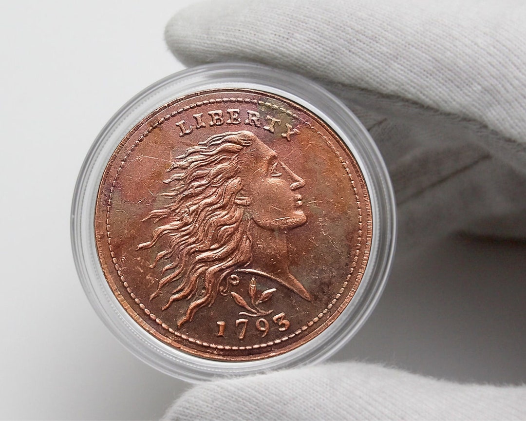 Coins 1793 Flowing Hair Cent Collectibles Coins US Commemorative Coins ...