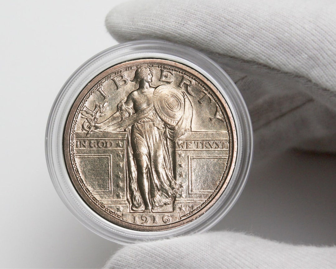 Coins 1916 Standing Liberty Quarter Collectibles Coins US Commemorative ...