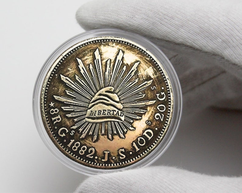 Coins 1882 Mexican Eagle Snake Collectibles Commemorative Coins Perfect ...