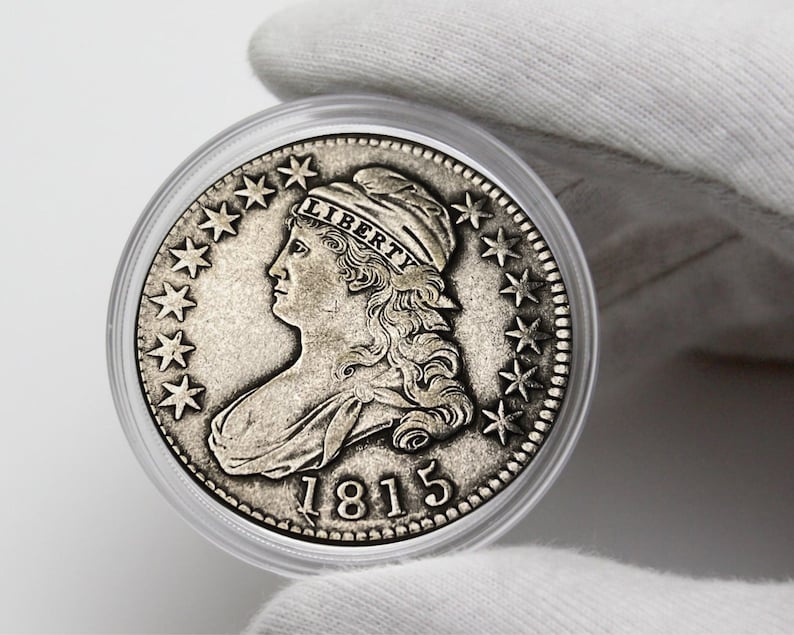 Coins 1815 Capped Bust Half Dollar American Collectibles US ...