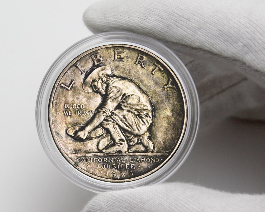 Coins 1925 S California Jubilee Half Dollar Collectibles Coins US ...