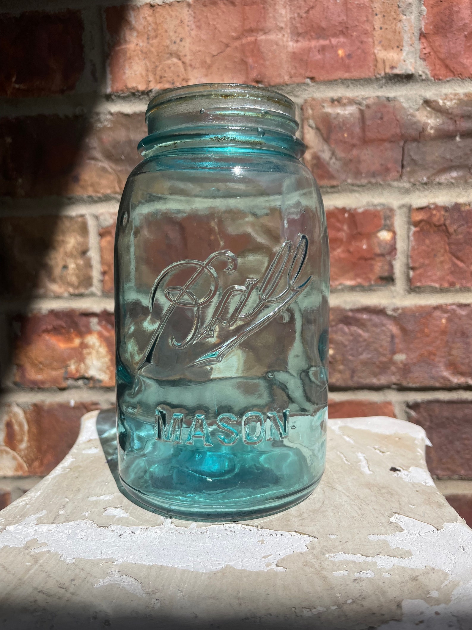 1910-1923 Authentic Blue Ball Mason Jar - Etsy