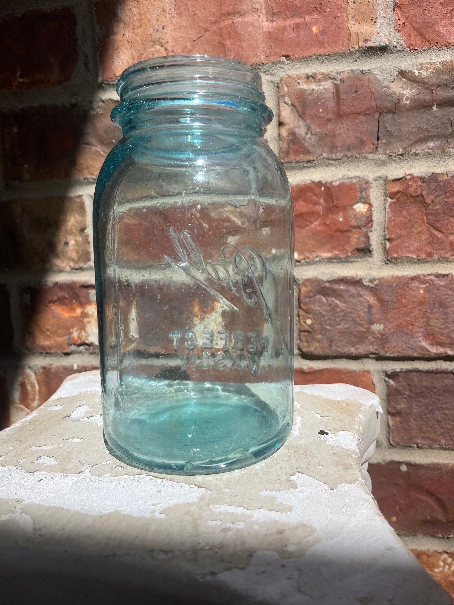 1910-1923 Authentic Blue Ball Mason Jar - Etsy