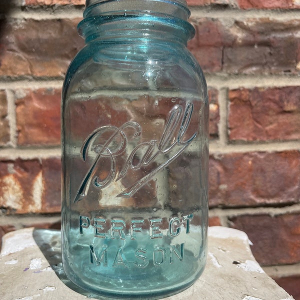 Blue Ball Jars - Etsy