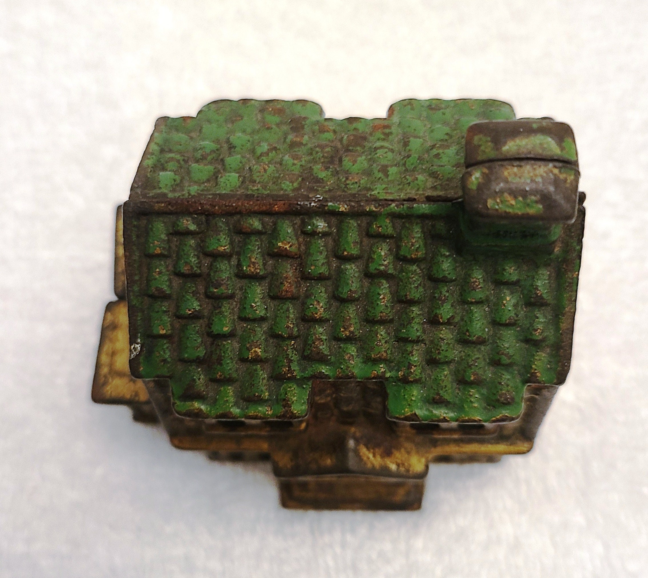 Vintage Cast Iron Colonial House With Porch Bank - Etsy