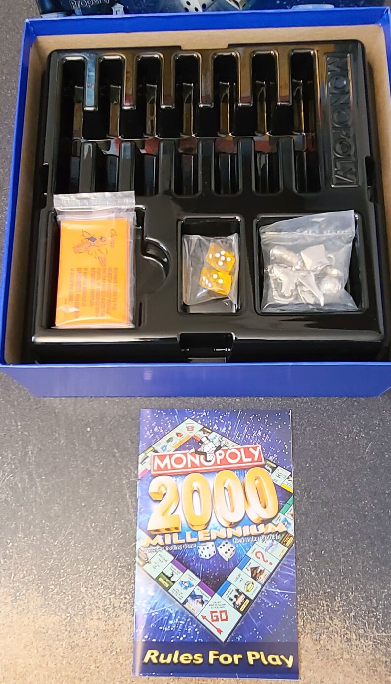 Monopoly Board Game the 2000 Millennium Edition - Etsy