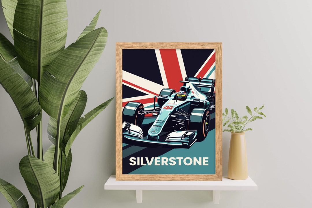 British F1 Framed Poster Silverstone Grand Prix Print F1 - Etsy