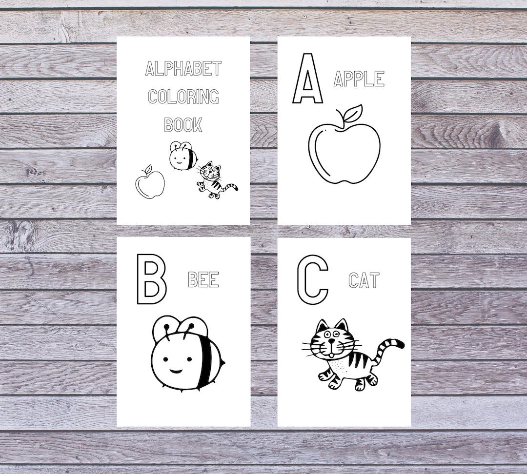 Alphabet Coloring Pages Printable, Alphabet Letters Printable, Alphabet ...