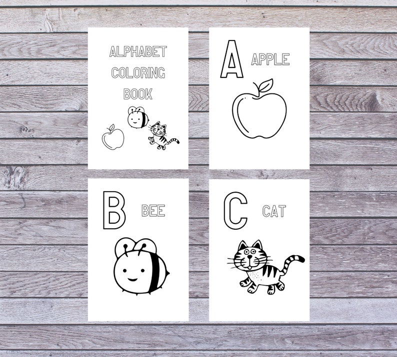 Alphabet Coloring Pages Printable, Alphabet Letters Printable, Alphabet ...