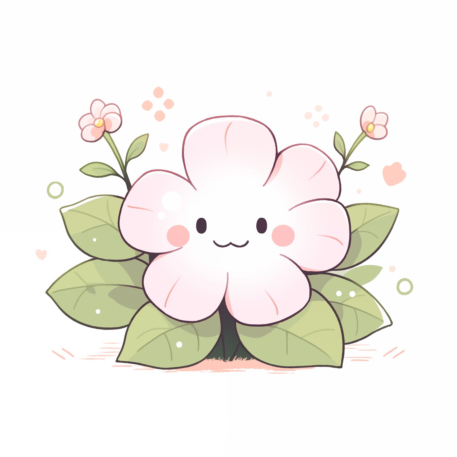 25 Kawaii Flowers Clipart | Anime Flowers, Japanese Sunflower, Rose ...