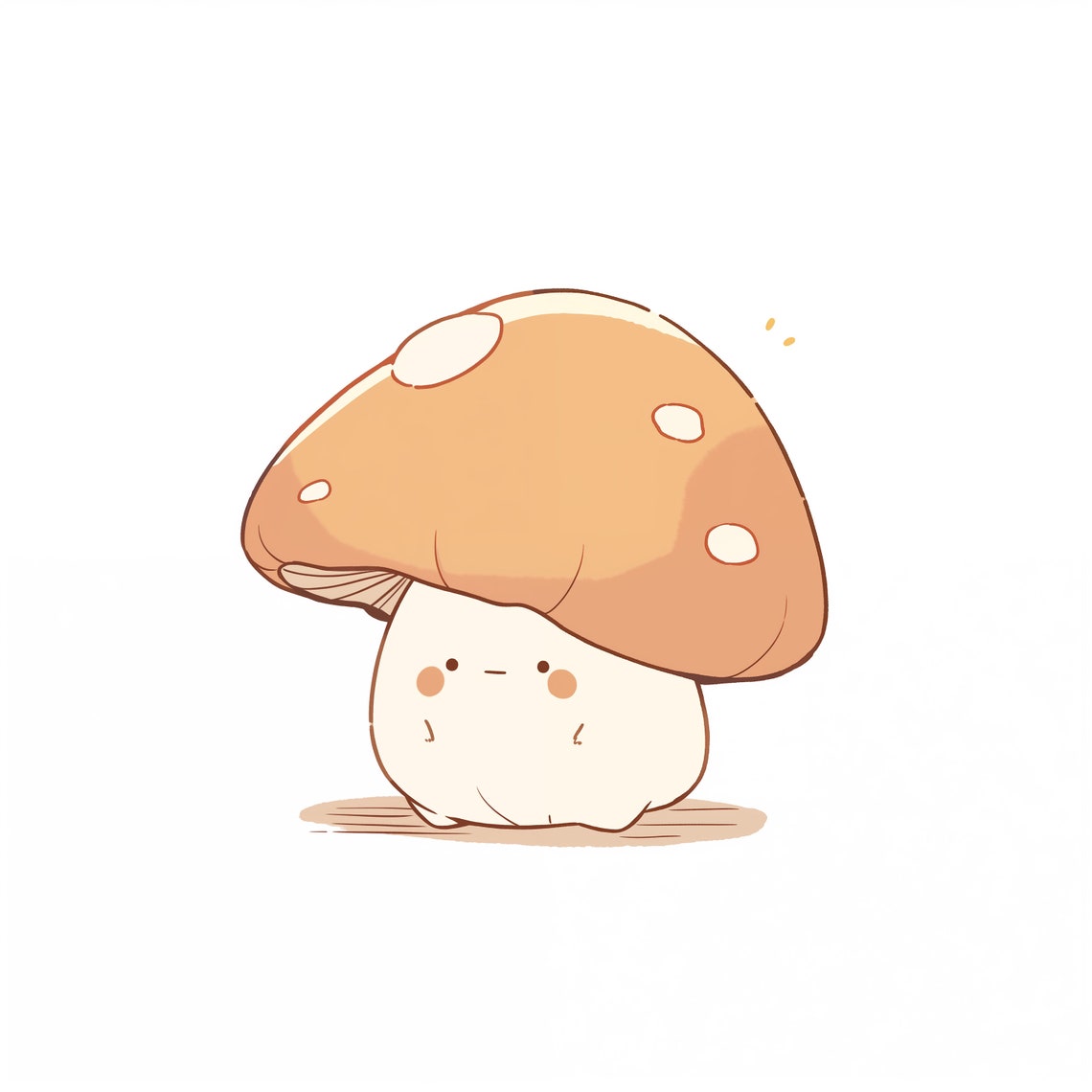 10 Kawaii Mushroom Clipart Anime Animals, Cute Japanese Fungi, Mushroom ...