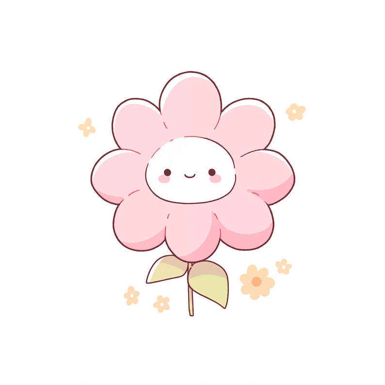 25 Kawaii Flowers Clipart Anime Flowers, Japanese Sunflower, Rose ...