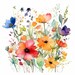 11 Spring Flowers Clipart | Plants, Digital Artwork, Floral Design ...