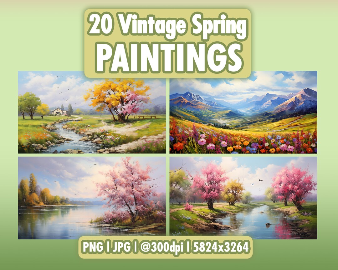 20 Vintage Spring Landscapes | Landscapes Locations & Sceneries ...