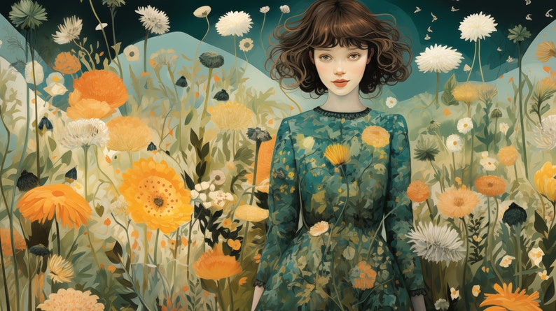 Spring Garden Vintage Paintings 20 Spring Landscapes & Sceneries ...