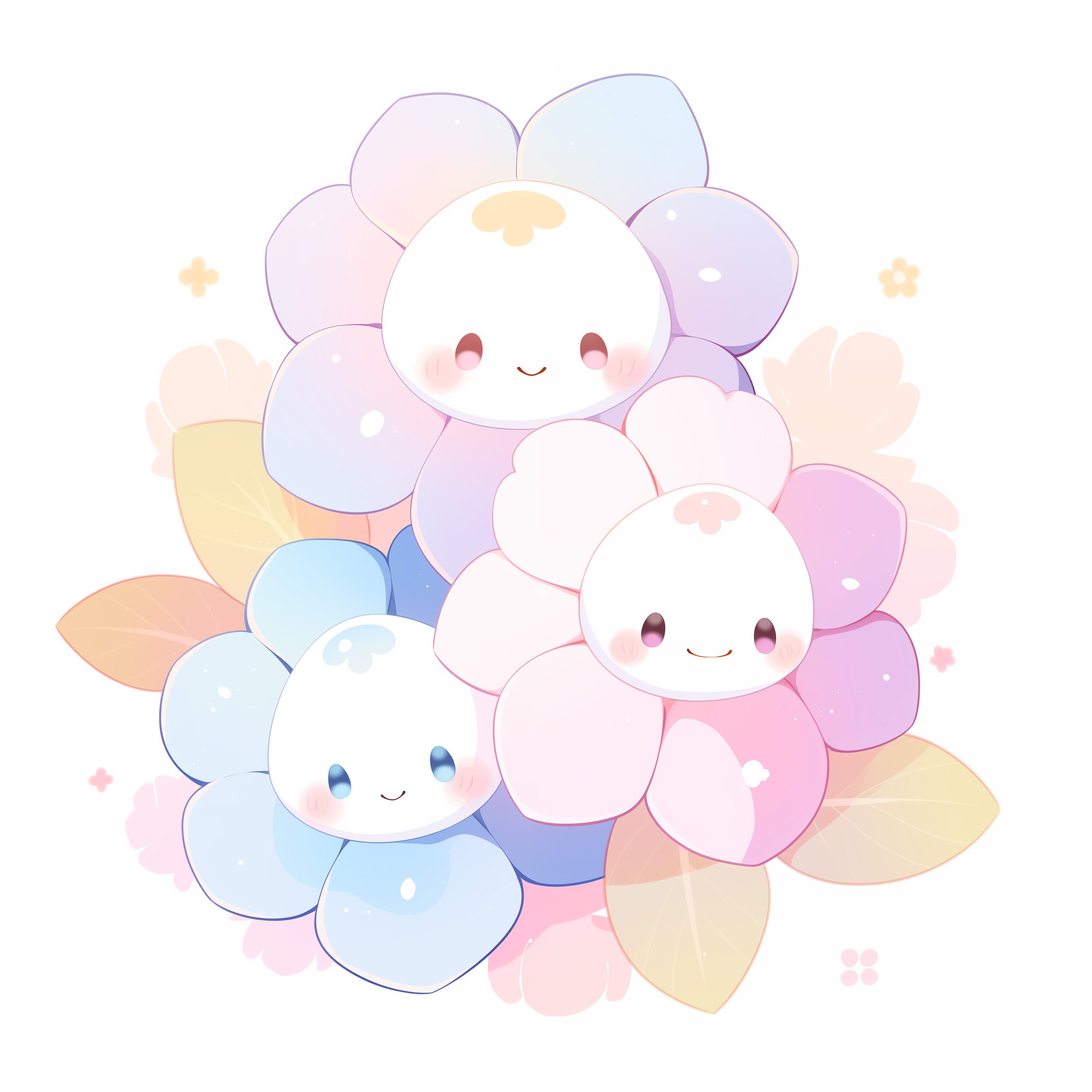 25 Kawaii Flowers Clipart Anime Flowers, Japanese Sunflower, Rose ...