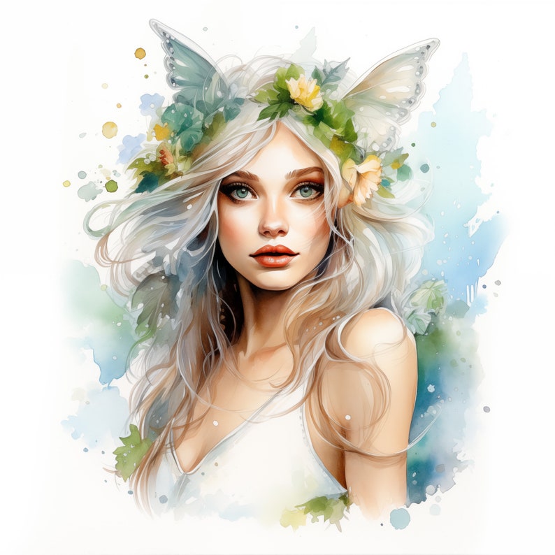 30 Mystical Fairy Cliparts | Fantasy, Mythical Creatures, Fairies and ...