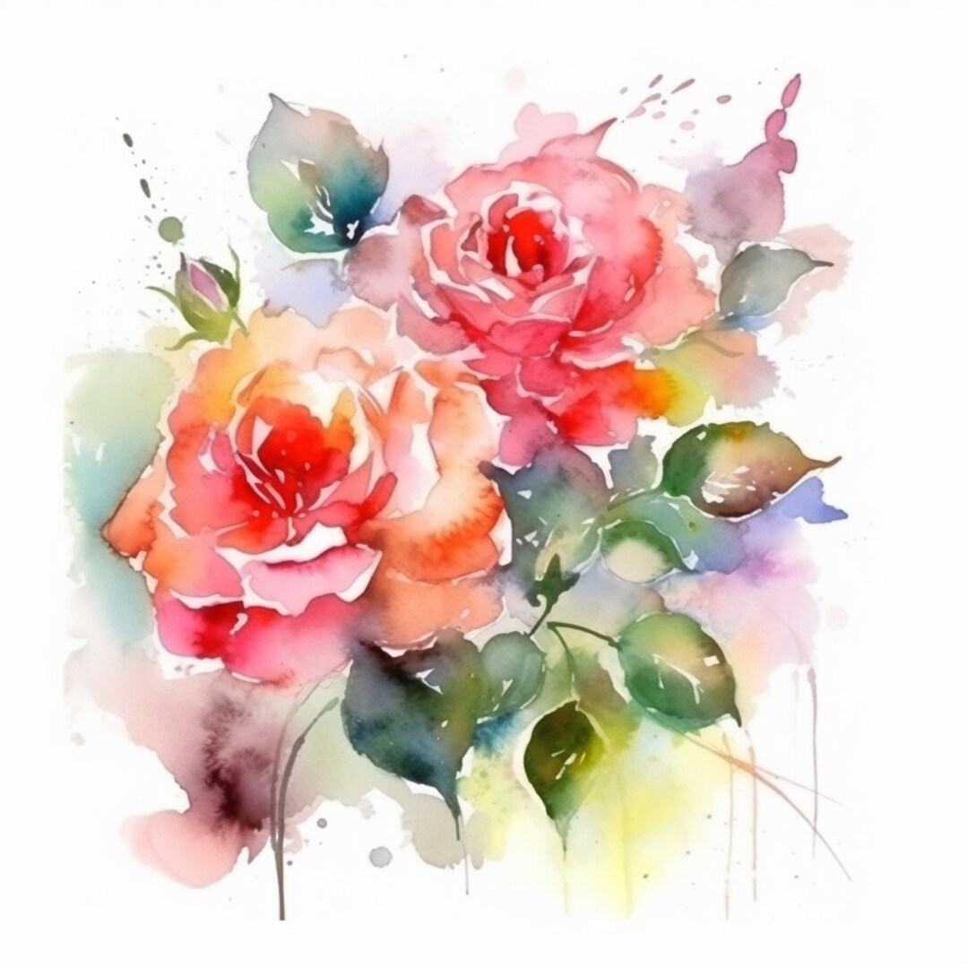 12 Roses Clipart | Plants, Digital Artwork, Floral Design, Flowers ...