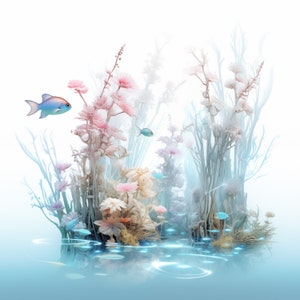 20 Underwater Cliparts | Maritime, Nautical Digital Artwork, Ocean ...