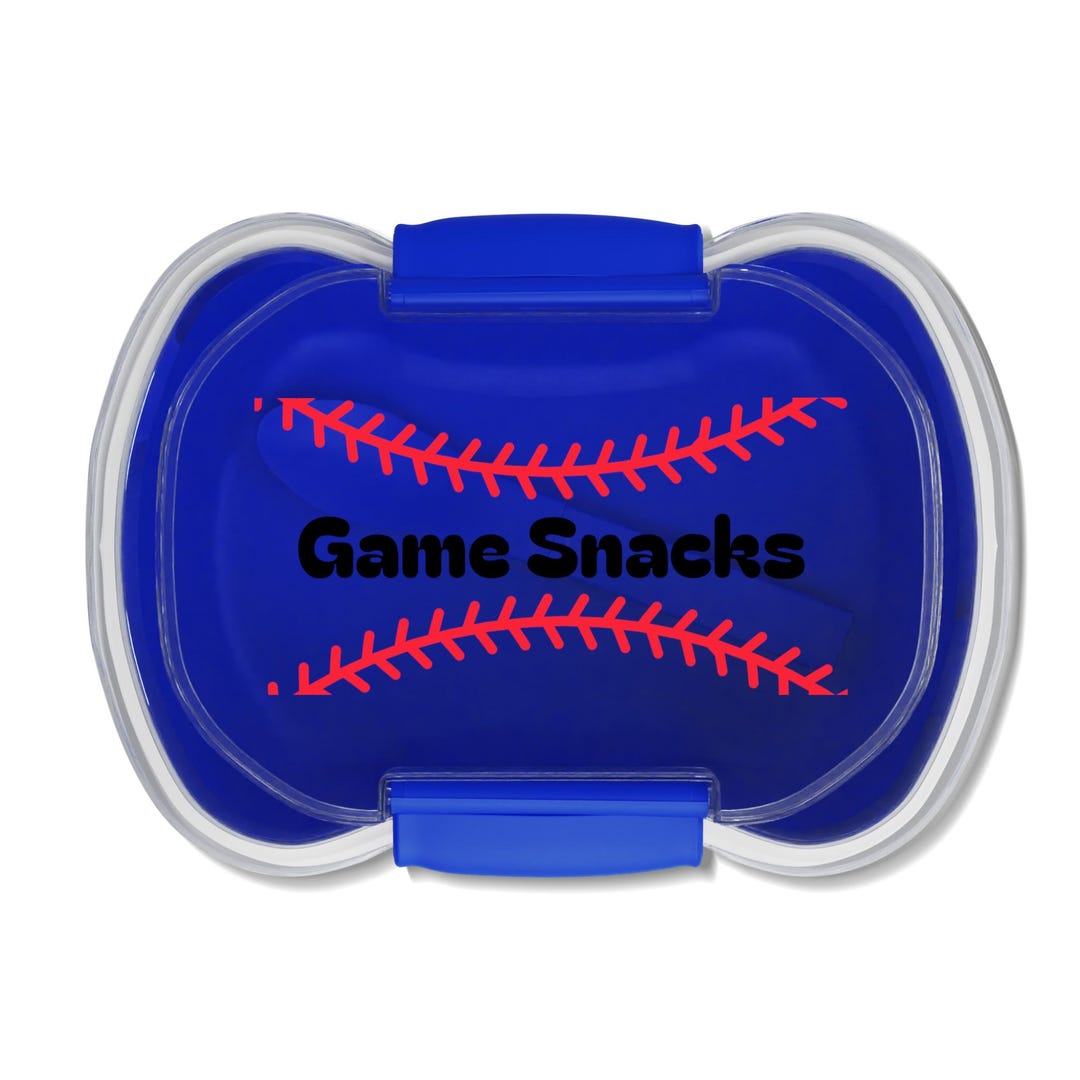 Game Snacks Baseball Softball Mom Two-tier Bento Box, Eco-friendly ...