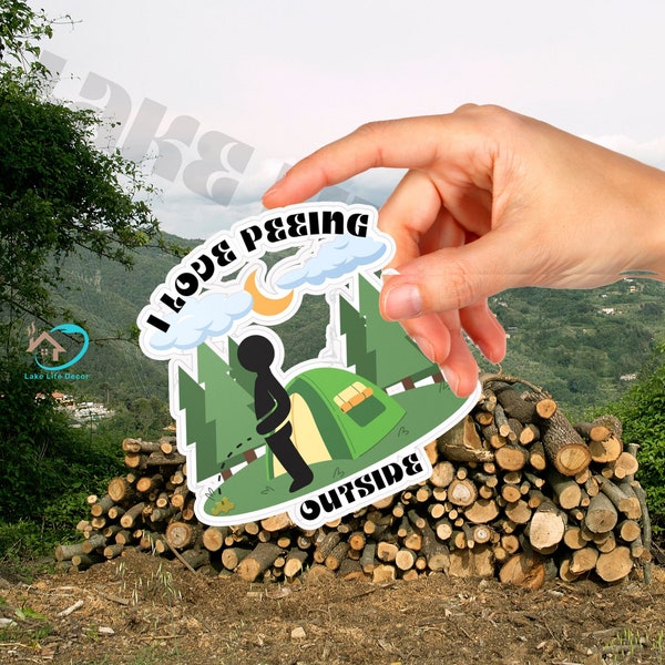 Peeing Boy Bumper Sticker - Etsy