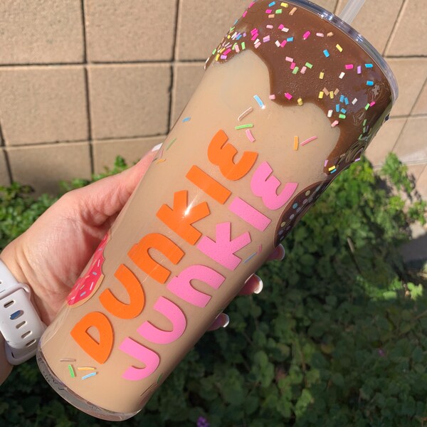 Dunkin Donuts Tumbler - Etsy