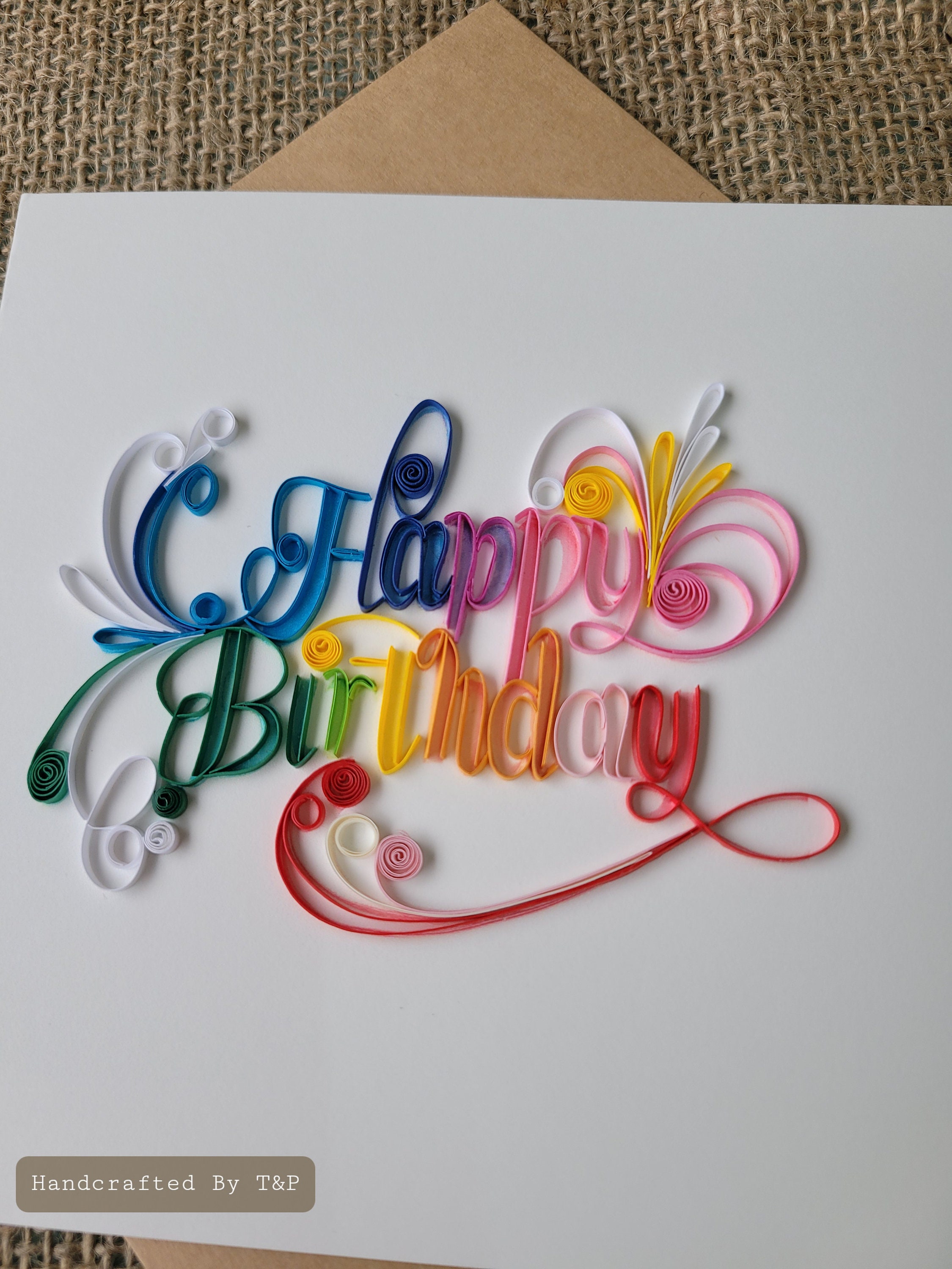 5 Birthday Quilling Cards, Greeting Card, Handmade Cards - Etsy