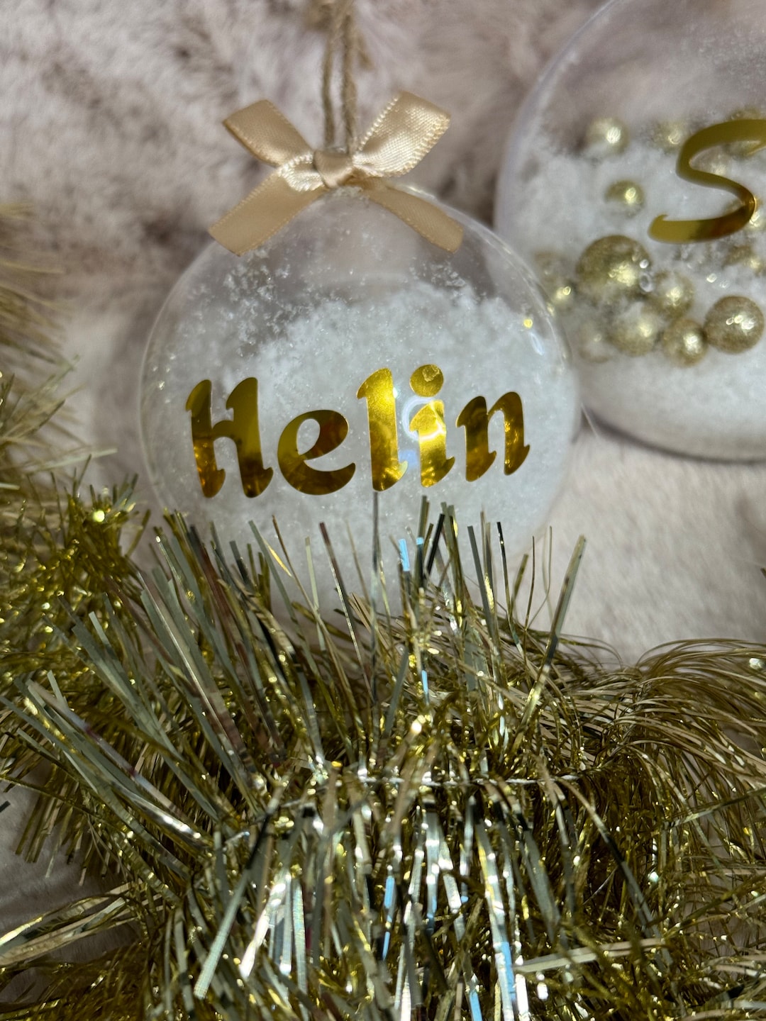 Personalized Christmas Ball Christmas Ball With First Name - Etsy