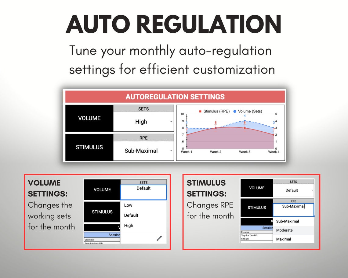 Workout Planner Template | Workout Program | Personal Trainer Exercise ...