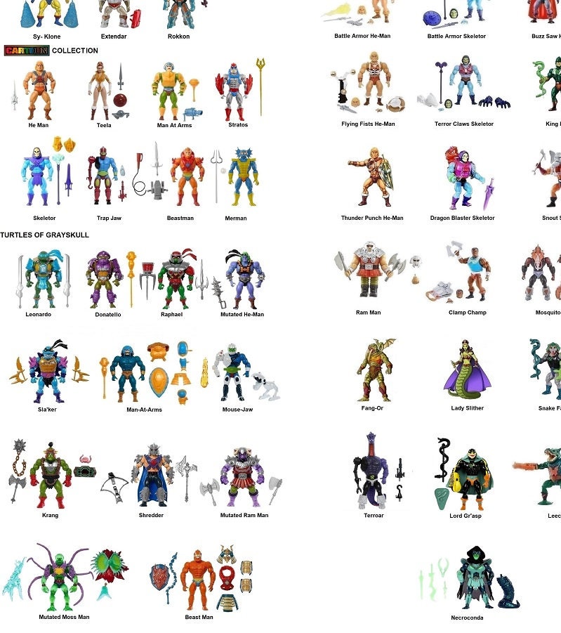 Masters of the Universe Origins Checklist Digital - Etsy UK