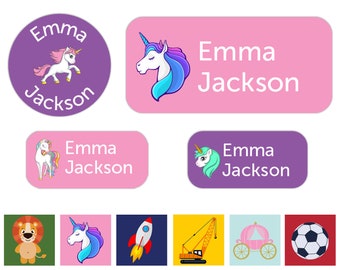 100 Personalized Daycare Name Labels for Clothing Tags Water - Etsy