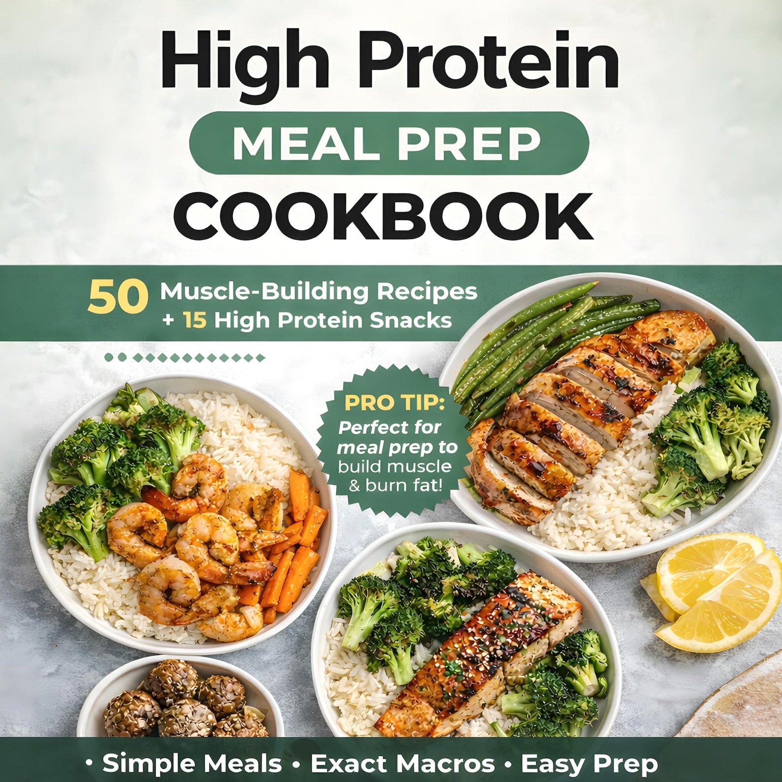50 High-protein Meal Prep Recipes: Easy Healthy Recipes for Fitness ...