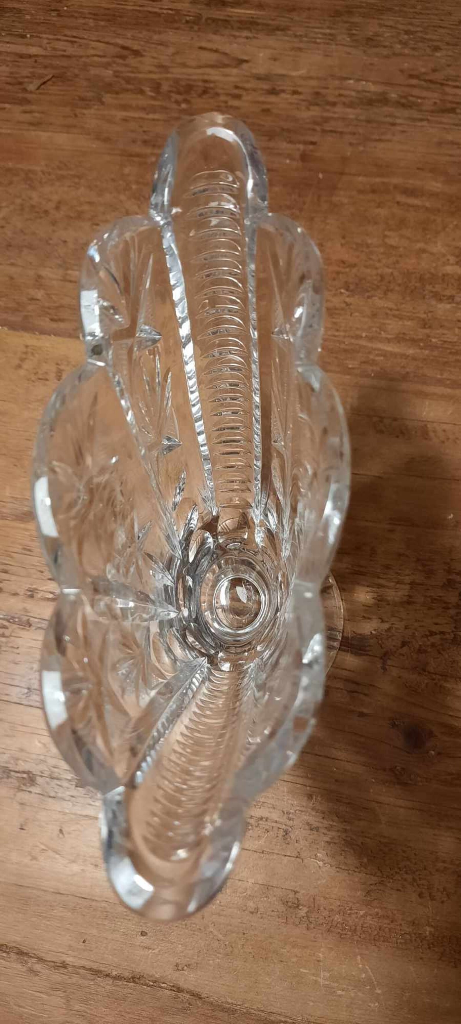 VTG Bohemian Style Flower Vase, German Decorative Flower Pot, Fan ...