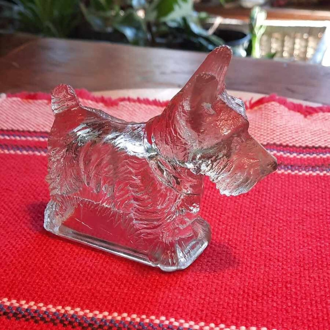 Vintage Federal Glass Scottish Terrier Figurine, Scottie Dog Statue - Etsy