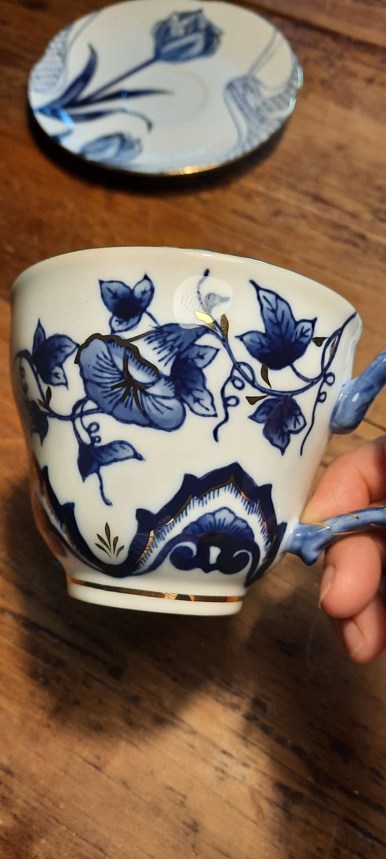 Bombay Co Porcelain Tea Cup or Mug Set, China Ceramic Tea for One ...