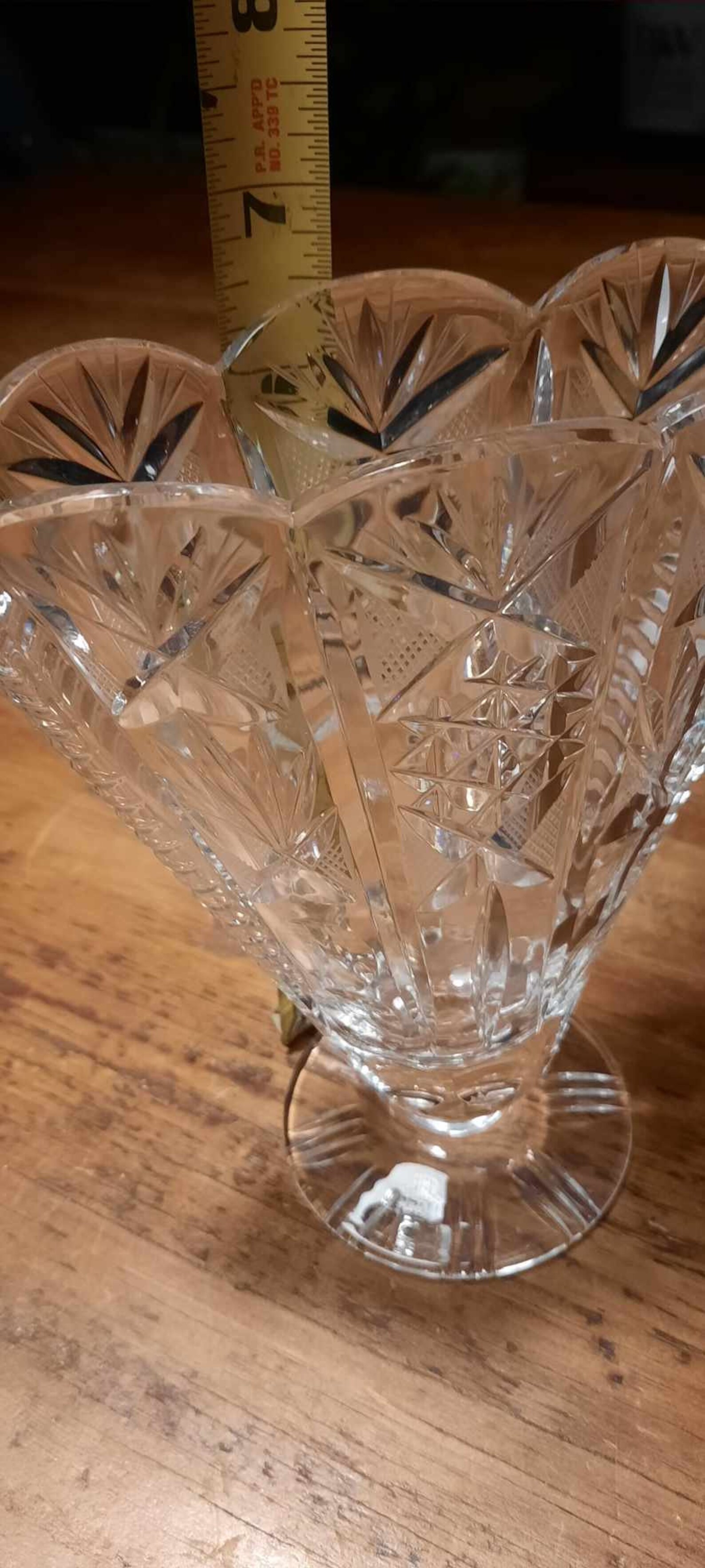 VTG Bohemian Style Flower Vase, German Decorative Flower Pot, Fan ...