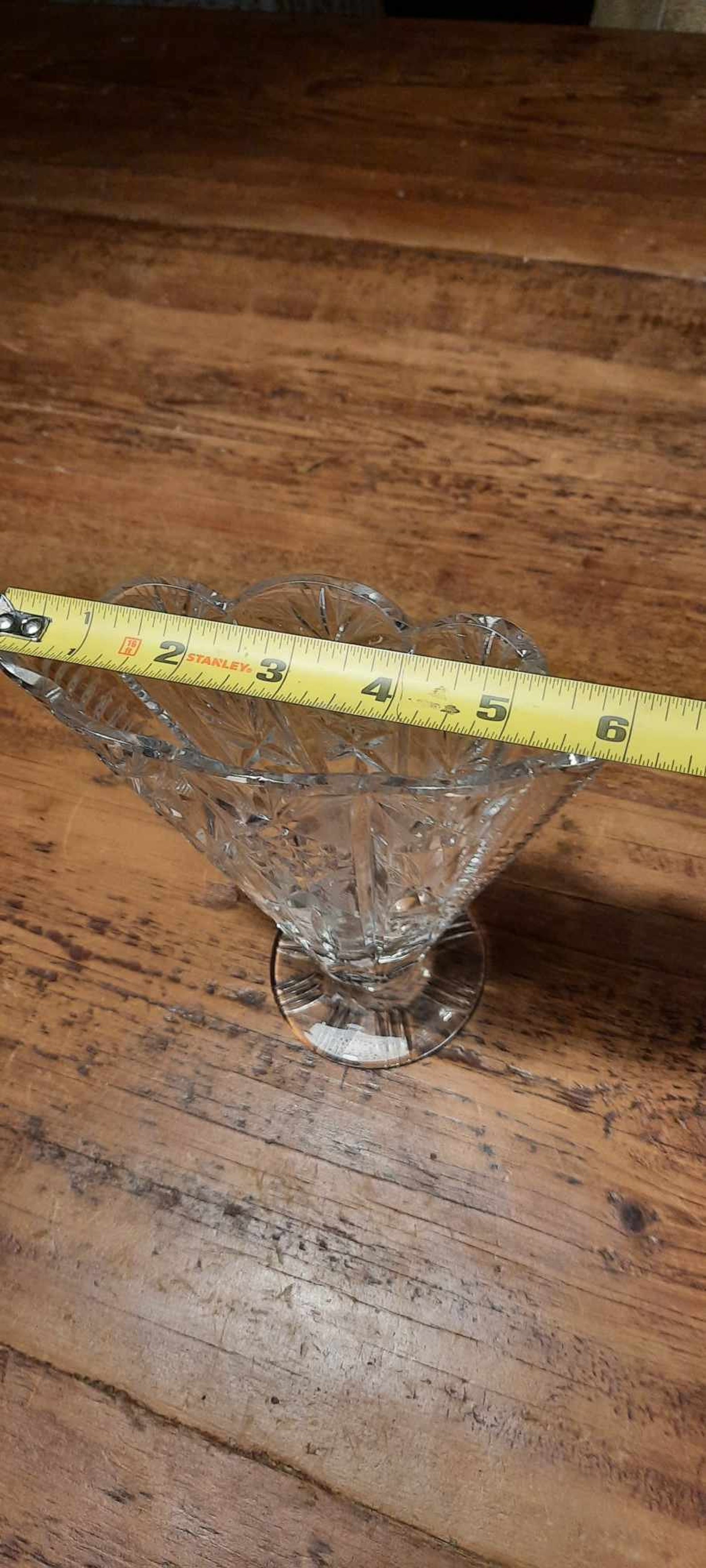 VTG Bohemian Style Flower Vase, German Decorative Flower Pot, Fan ...