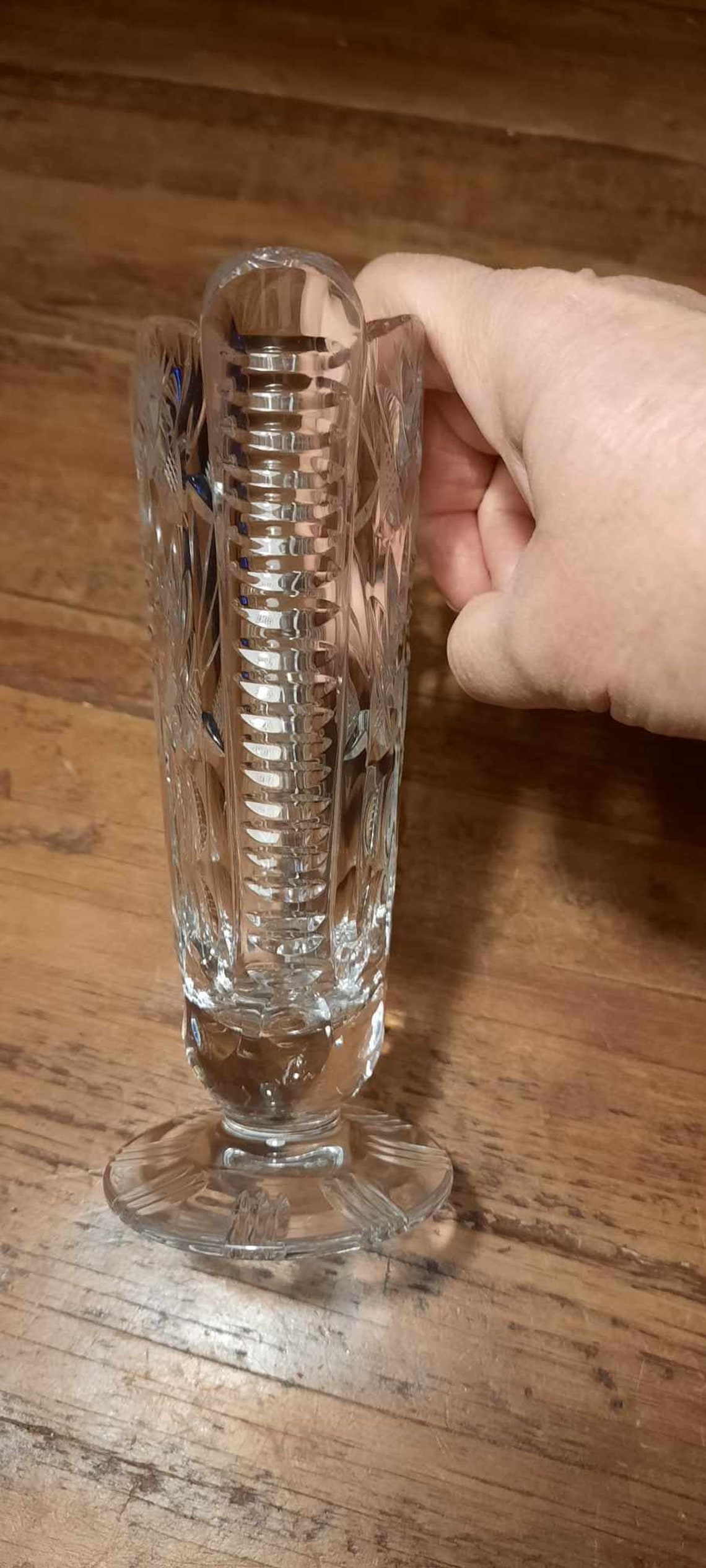 VTG Bohemian Style Flower Vase, German Decorative Flower Pot, Fan ...