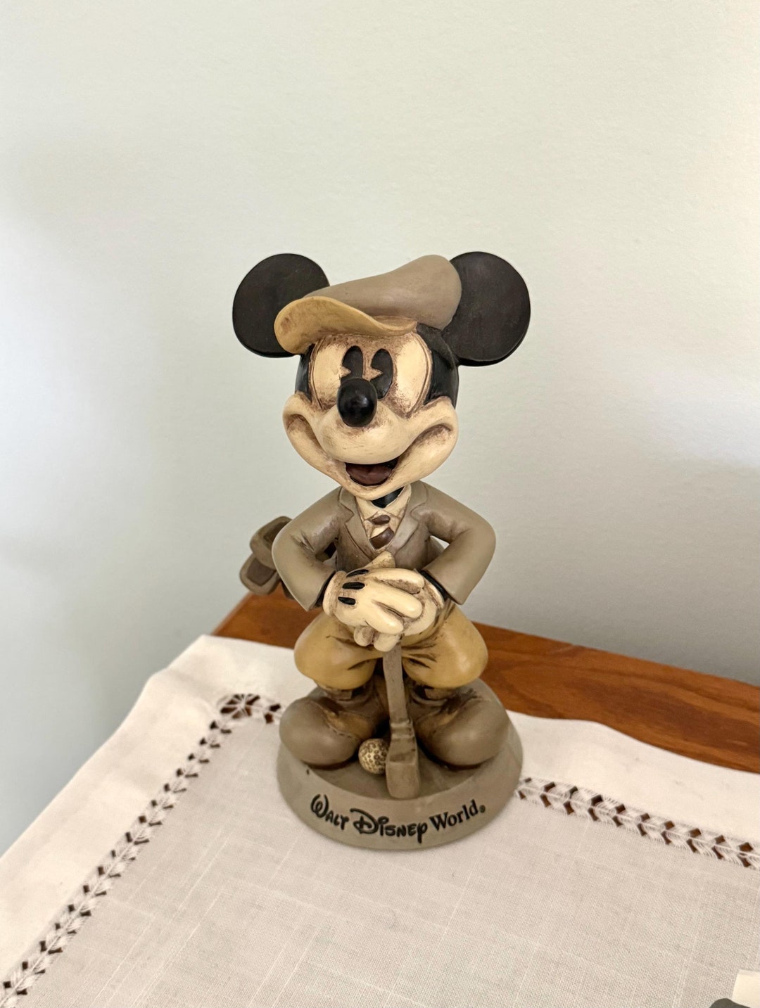 Disney Mickey Mouse Golfer Old Timey Bobble Head, Vintage Walt Disney ...