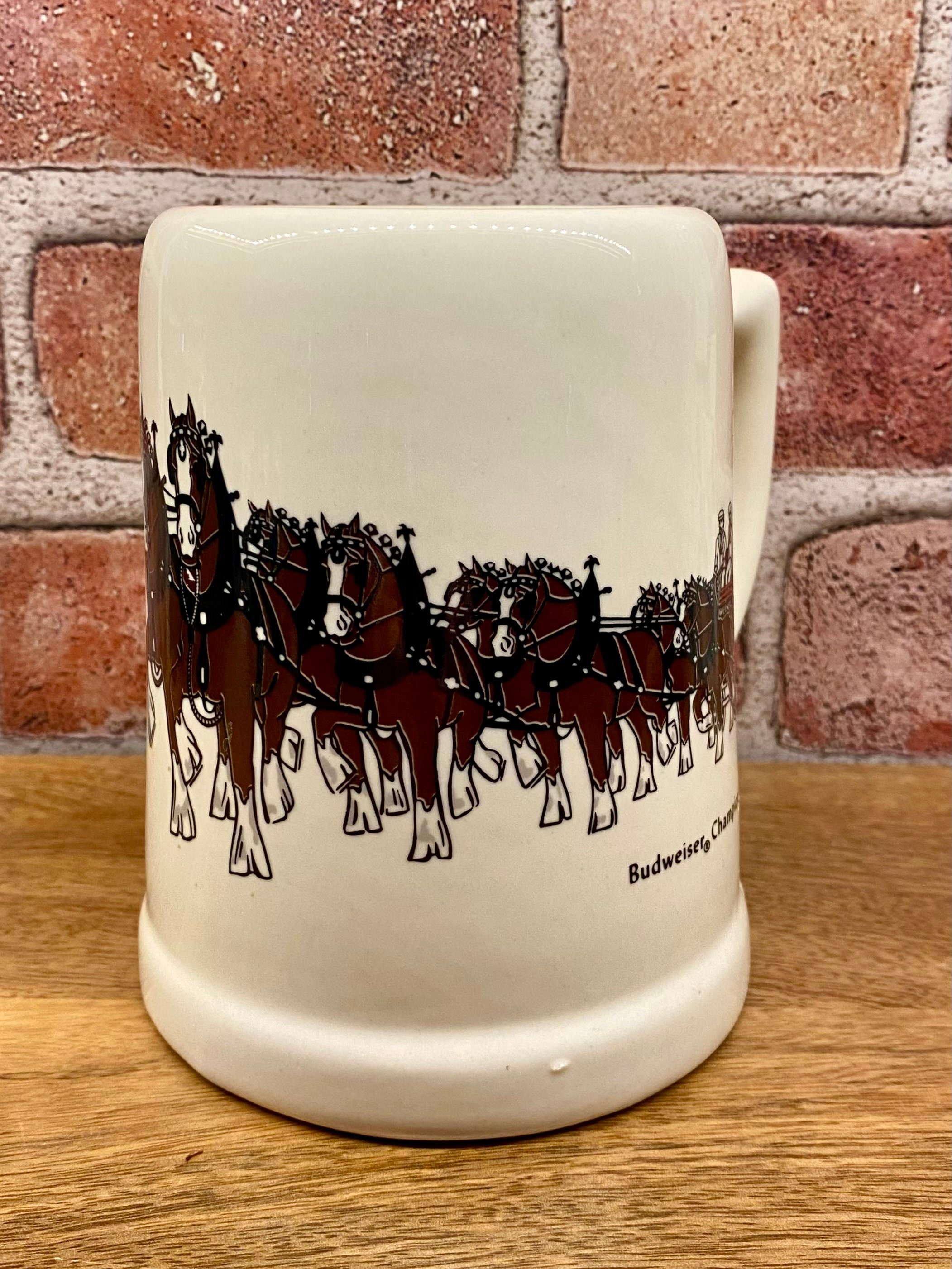 Vintage Budweiser Clydesdale Beer Stein / Budweiser Champion - Etsy