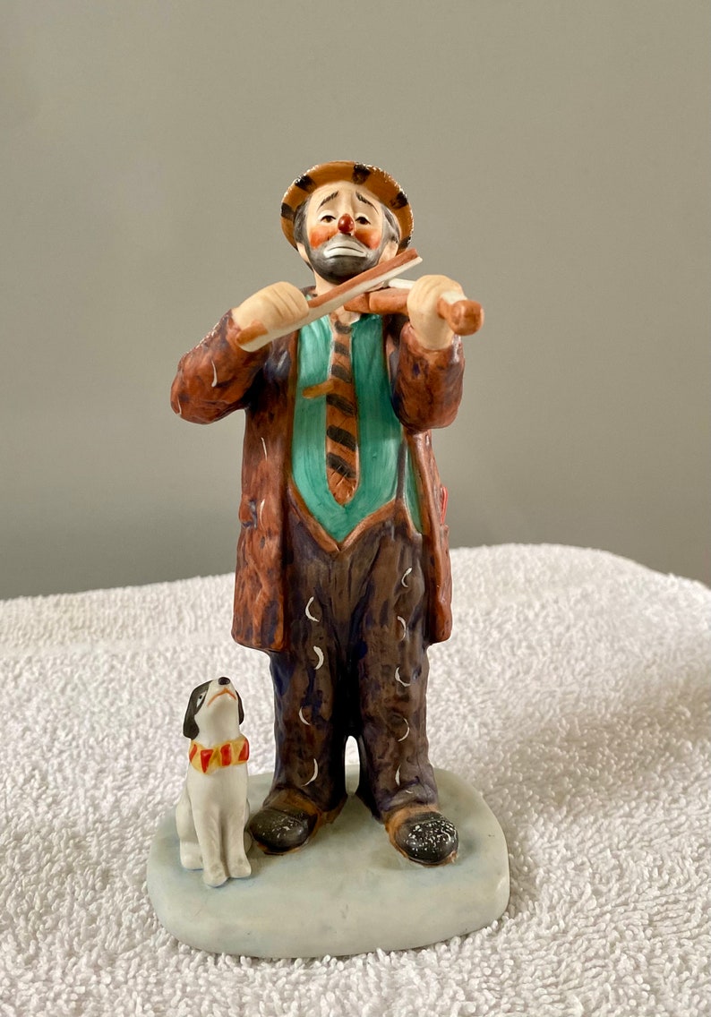 The Original Emmett Kelly Circus Collection "christmas Tune" Figurine ...