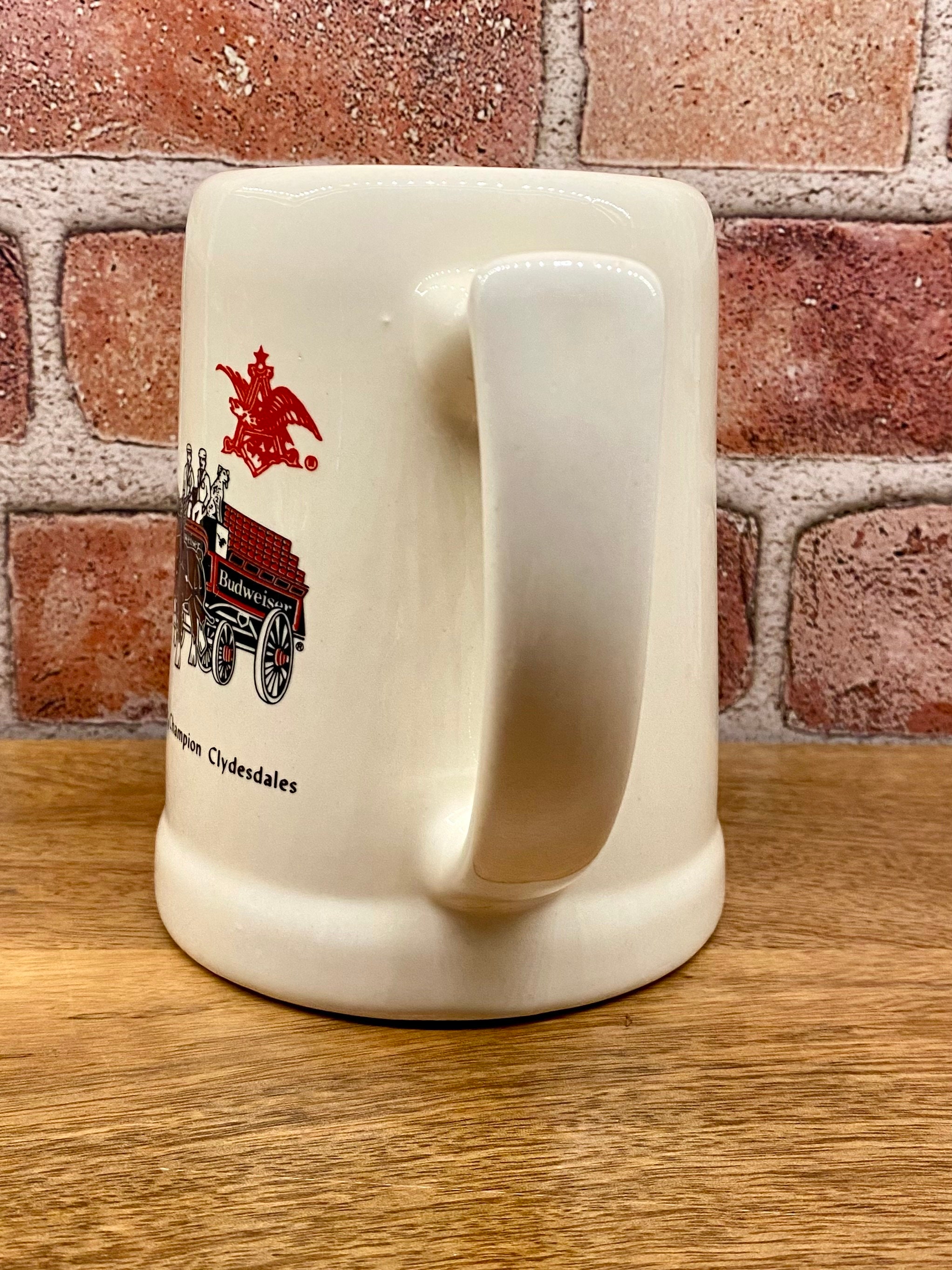 Vintage Budweiser Clydesdale Beer Stein / Budweiser Champion - Etsy