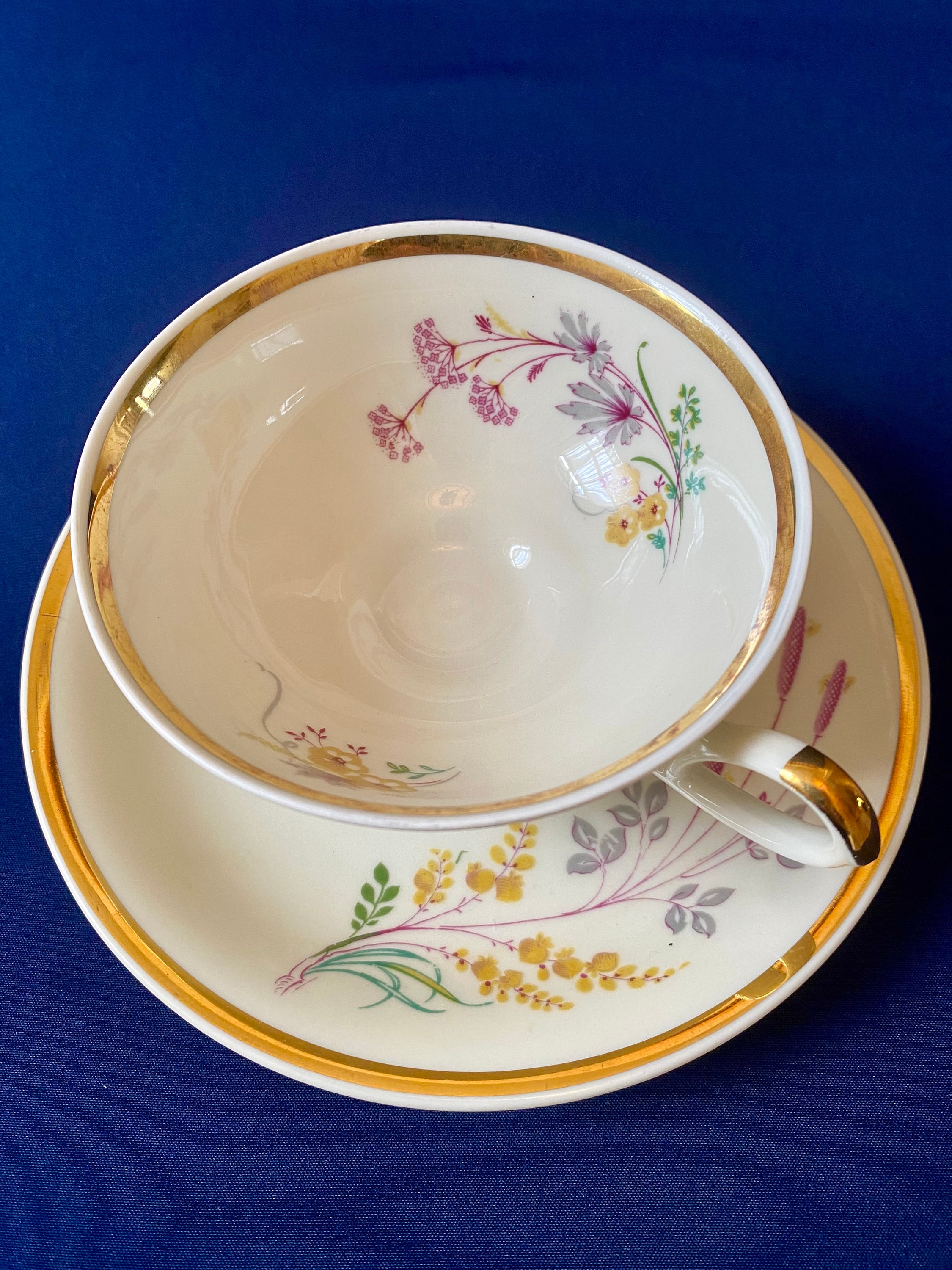 Antique Alka Bavaria Tea Set Trio, Tea Cup, Saucer and Dessert Plate - Etsy