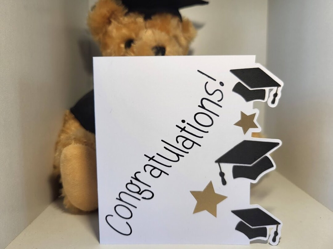 Customisable Handmade Cut-out Graduation Card - Etsy