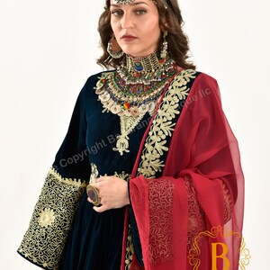 Afghani Traditional Handmade Clothes for Women, Kuchi Dress, Afghani ...