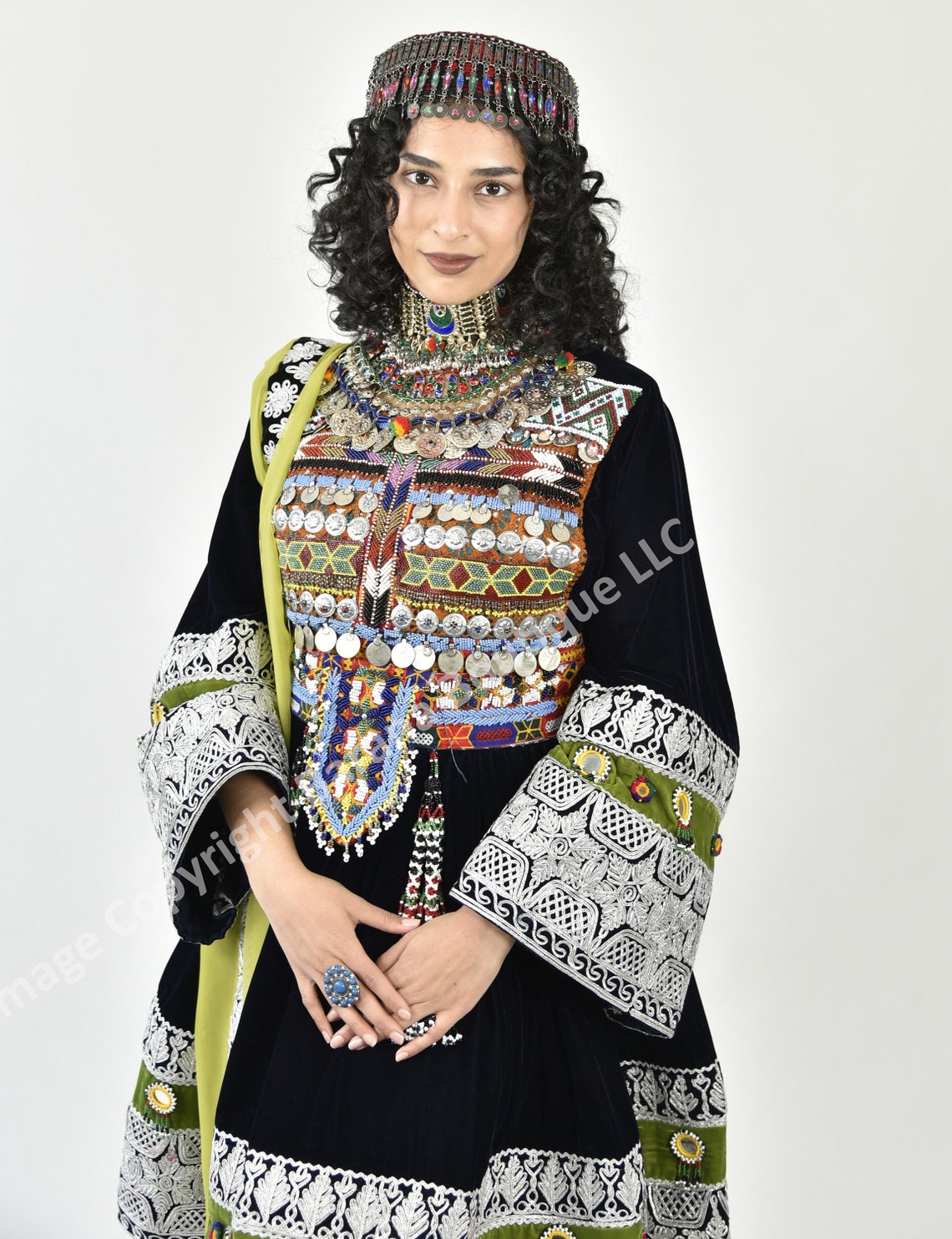 Afghan Dress Handmade Traditional Afghani Dress Afghan Clothes Tribal ...