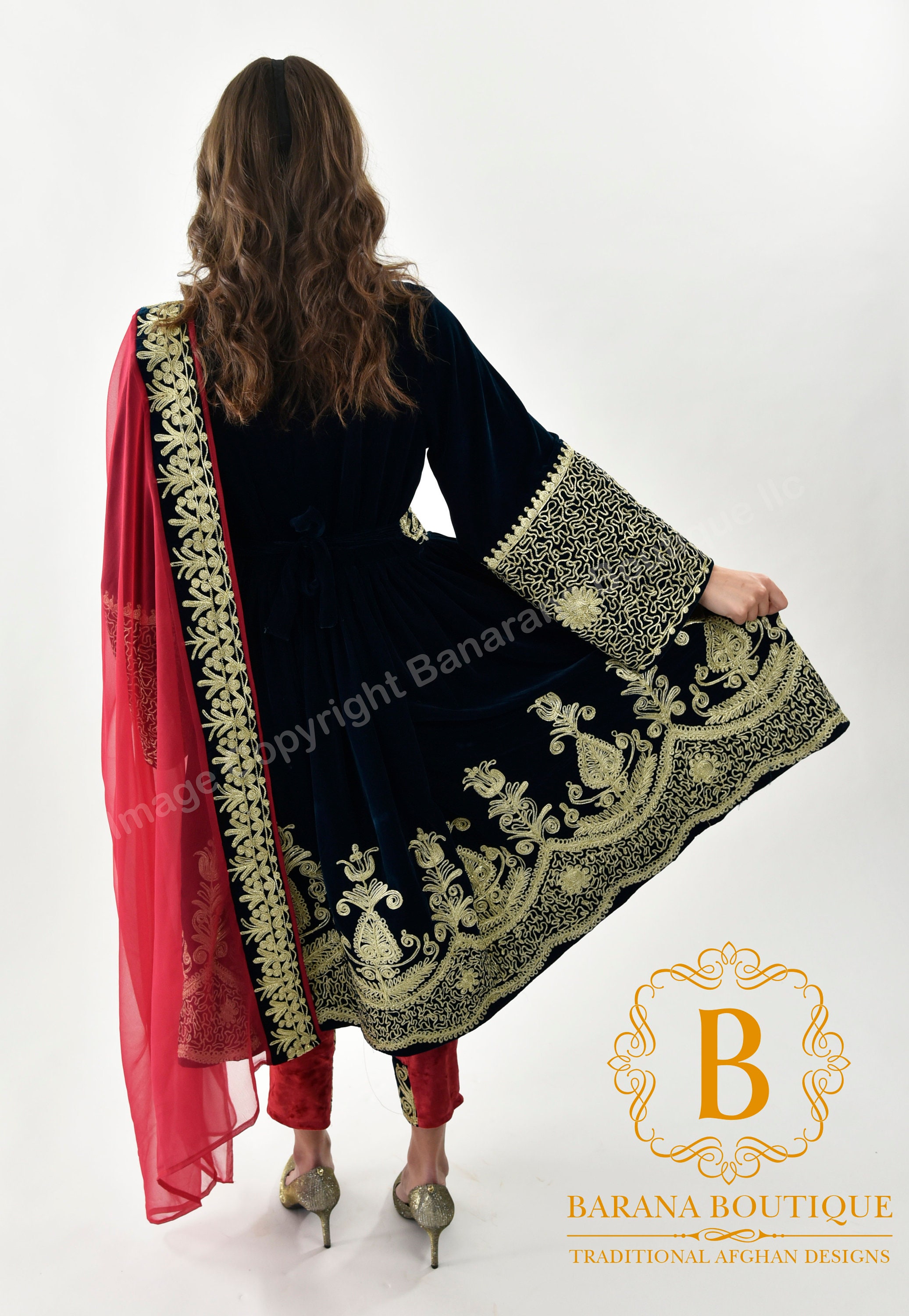 Afghani Traditional Handmade Clothes for Women, Kuchi Dress, Afghani ...