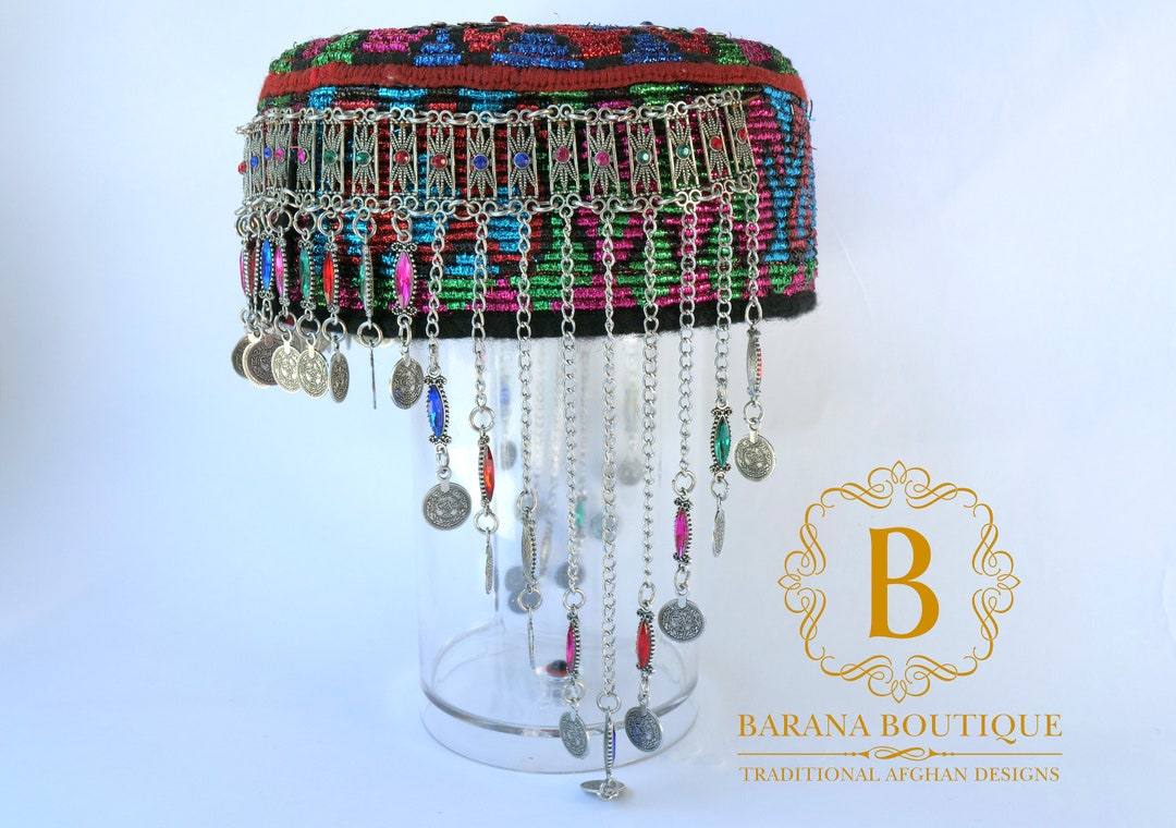 Beautiful Afghani Handmade Hat, Statement Hat, Beautiful Afghan Cap ...